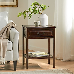 Christopher Knight Home Banks Acacia Wood Accent Table, Brown Mahogany