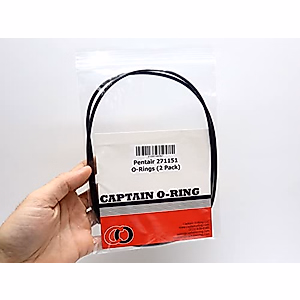 Captain O-Ring – Replacement 271151 O-Ring for Pentair HiFlow 2 Inch Top/Side Mount Multiport Valve (2 Pack)