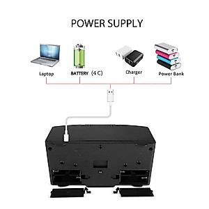 YESBAY Card Shuffler Automatic Battery Powered Card Shuffler Electric Shuffler Playing Card Shuffler Machine for Blackjack and Poker Games (4 Deck)