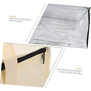 Luxshiny 2pcs Cake Insulation Bag Insulated Pizza Bag Insulated Grocery Insulated Casserole Bag Storage Bag Grocery Bag Food Bag Hot Portable Cloth Cooler Bag