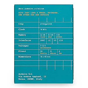 Arduino Micro with Headers [A000053]