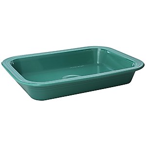 Fiesta 9-Inch X 13-Inch Rectangle Baker, Turquoise