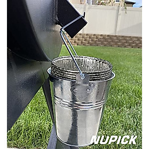 NUPICK 35 Pack BAC407 Grease Bucket Liner Compatible for Traeger Pro Series 575/780, 22/34 Series, Ironwood 650/885 Grills, Grill Accessories for Traeger, 4.9" x 4.5"