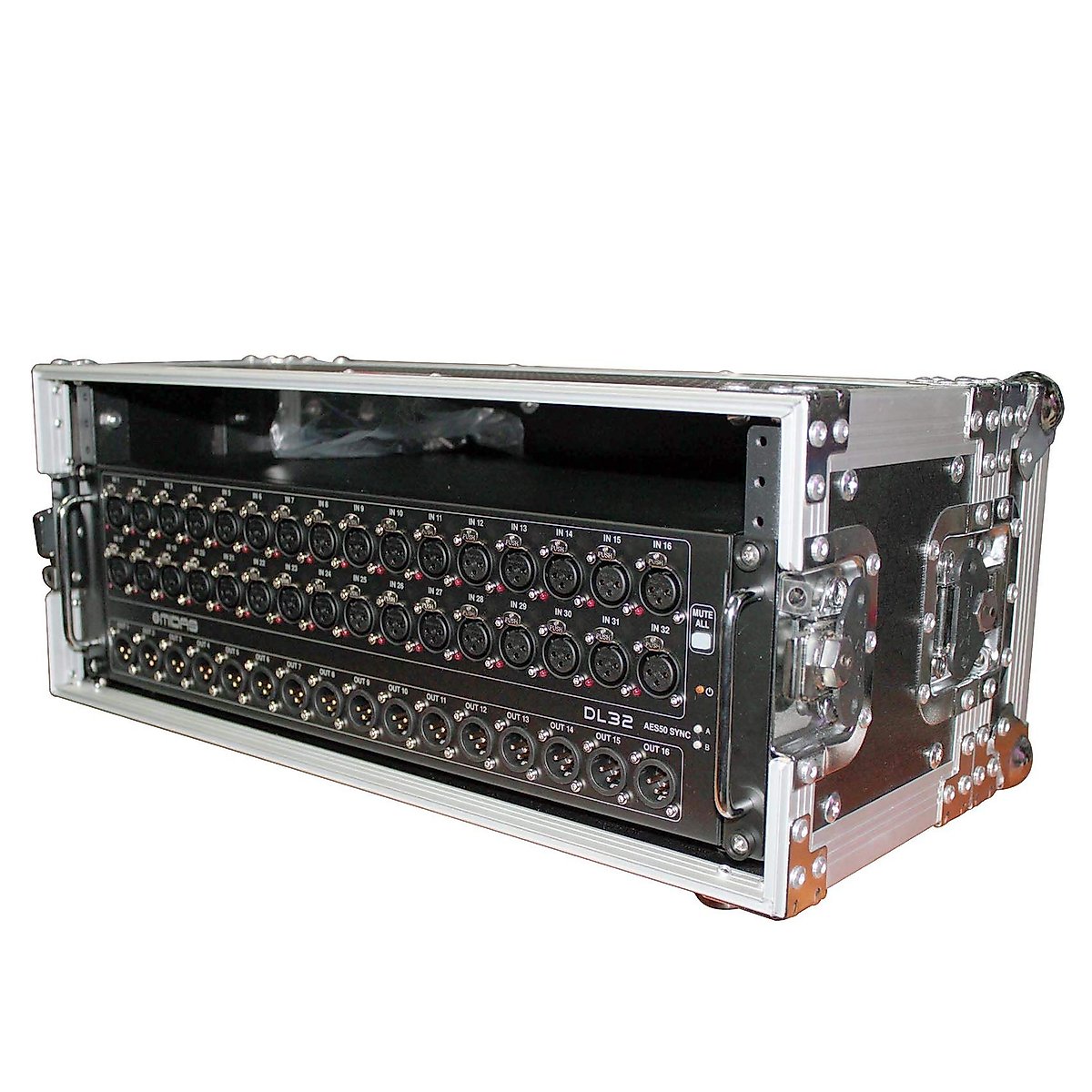 ProX X-4U7D 4U Deluxe Effects Rack 7" Deep Rail to Rail W/Handle