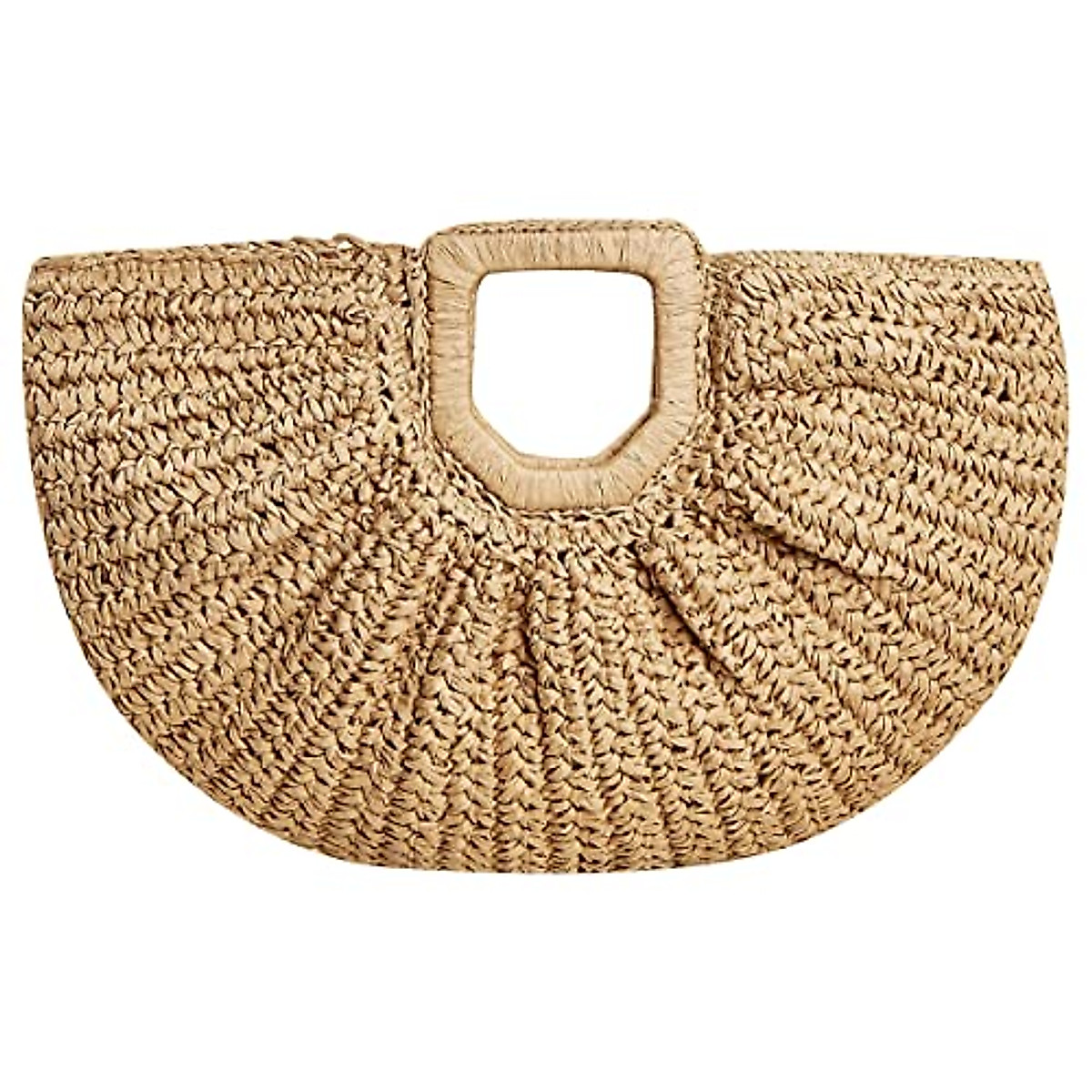 Straw Beach Bag for Womens Summer Handwoven Straw Travel Beach Tote Bags Stylish Straw Totes Handbags 2023