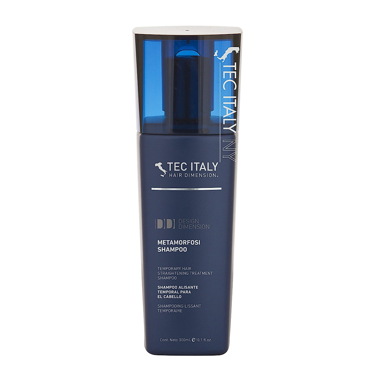 Tec Italy Straightening Pack: Metamorfosi Shampoo, Conditioner, Leave in Treatment - 30.3 Fl Oz, Paraben Free, For Curly Hair, Citrus Scent - Set of 4 by Tec Italy