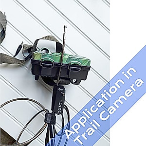 Tofeer Adjustable Cable Lock, Combination Wire Lock Trail Camera and Kayak Lock, 6.5ft Long Cord for Luggage Suitcase Helmet, Zinc Alloy Lock Part, Steel Cable, 10,000 Codes, Easy to Use