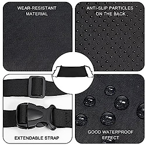 Blziqmsc Toddler Airplane Bed, Kids Airplane Bed, Airplane Footrest, Toddler Travel Bed, Kids Airplane Travel Essentials, Lightweight & Foldable - Airplane Seat Extender for Kids(Black)