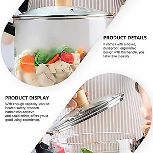 Cooking Pot Cooking Pot Pot Glass Pot Noodle Pot Transparent Glass Pot Heat-resistant Soup Pot Porridge Pan Home Cooking Pot 2.5L Cooking Pot Cooking Pot Glass Pot Pot Glass Saucepan