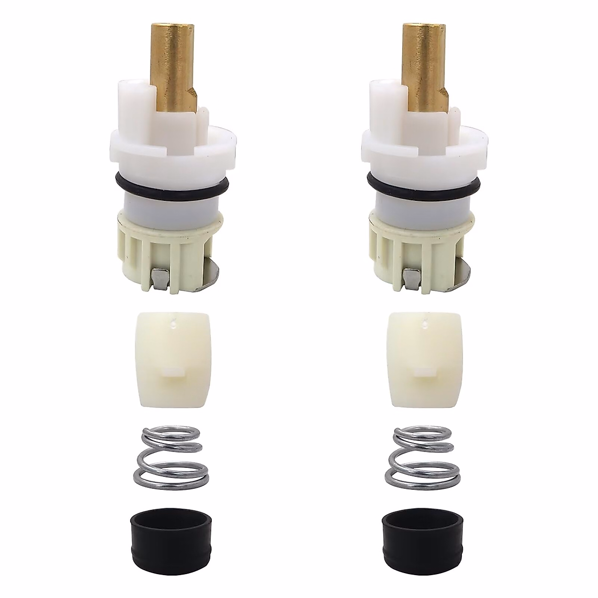 Aiyumise For Delta Faucet Stem Assembly RP25513-2 Pack - Compatible for Most Delta Two Handle Kitchen, Bathroom & Bathtub Faucets - Lasting Replacement Parts for Smooth Water Flow