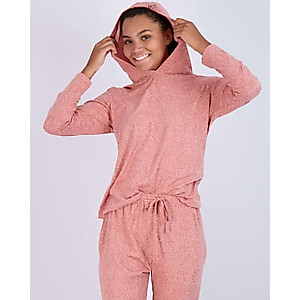 4 Piece: Womens Hoodie Jogger Lounge Sets Outfits for Women Sweatpants Sweatsuits Two Track Suits 2 Sexy Sweat Clothing Sexy Cute Trendy Joggers Matching Suit Comfy Casual Pajama Sweats - Set 8, M