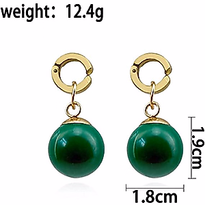 Goku Earring and Ring,One Pair of Anime Black Goku Cosplay Accessories Earrings Clip and Ring
