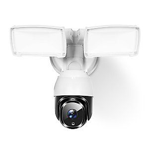YI IOT 3MP HD Floodlight Camera,Home Security Camera Outdoor, 24/7 Recording, Colorful/Infrared Night Vision, IP66 Waterproof,180°PIR Motion Detection, Compatible with Alexa
