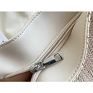 Woven Straw Bag Summer Women Large Fashion Shoulder Bag Casual Beach Travel Students Tote Bag