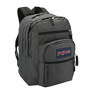 JanSport Laptop Backpack - Computer Bag with 2 Compartments, Ergonomic Shoulder Straps, 15” Laptop Sleeve, Haul Handle - Book Rucksack - Forge Grey