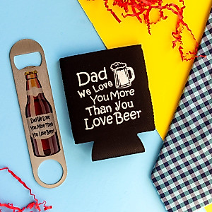 Funny Birthday Gift for Dad from Kid Son Daughter Idea Beer Can Holder Bottle Opener (Can Holder)