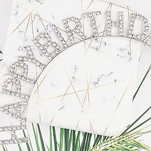 CIEHER Birthday Tiaras,Rhinestone Birthday Tiara,Silver Queen Crown,Birthday Headband,Tiaras and Crowns for Women,Crown for Girls,Happy Birthday Party Accessories Supplies Favors,Gift