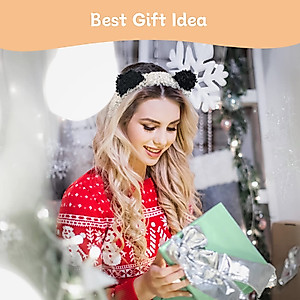 XieNie Headband for Women Girls, Cute Ears Headbands and Costume Headwear, Wide Hair Band for Spa Face Wash Makeup, (1Pack)