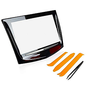 RANSOTO CUE Touch Screen Display Replacement With Trim Removal Tool Compatible With 2013-2017 Cadillac ATS Escalade XTS SRX CTS CTS-V Replaces 20867046 22912609