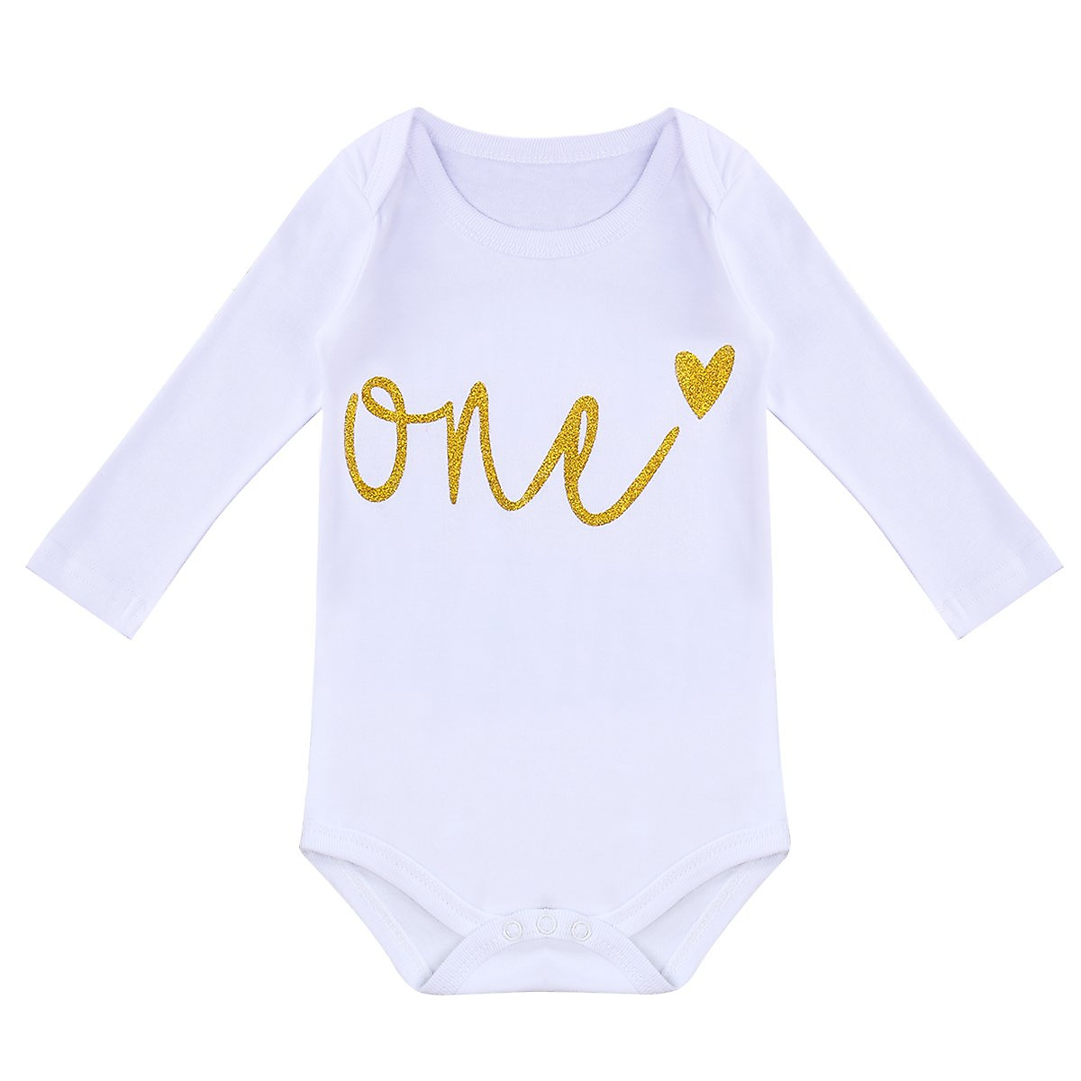 ODASDO It’s My 1st Birthday Baby Girl Cake Smash Outfit Cotton Long Sleeve Romper Bodysuit + Princess Tutu Tulle Party Skirt + Shiny Sequins Bowknot Headband 3pcs Clothes Set Photo Props Light Pink