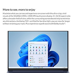 Lenovo IdeaPad Slim 5i Laptop, 16" WUXGA IPS Touchscreen, Intel Core i7-1355U (10 cores, 12 threads), 16GB DDR5 RAM, 2TB SSD, Intel Iris Xe Graphics, Wi-Fi 6, Backlit Keyboard, Windows 11 Home