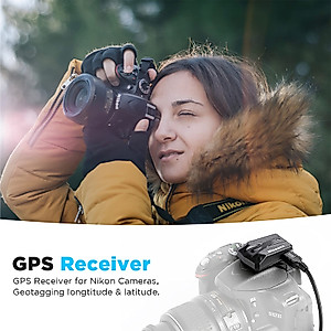 GPS-N PLUS High-Precision Camera GPS Receiver Navigation Geotagging for Nikon D3100, D3200, D3300, D5000, D5100, D5200, D5300, D7000, D7100, D600, D610, D800, D810, D700, D750, D90, D4, D3 etc