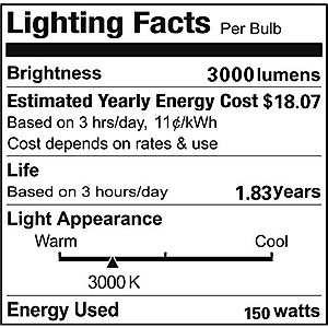 VSTAR 2 Pack JDD Type 150W 110-130V E26/E27 (Standard Edison Screw) Frosted Halogen Light Bulb, Replacement Modeling Bulb for Photo Studio Strobe Lighting (2 Pack)
