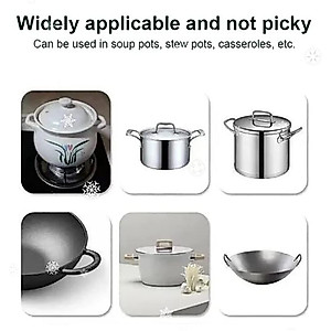 IVBUT Silicone Anti-Scald Pot Handle Cover,Cubierta De Aislamiento De Mango De Olla De Silicona Antiquemaduras,Assist Handle Holder for Any Metal Pan. (A,8PCS)