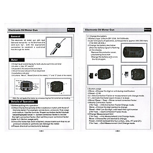 Flexible Spout Oil Control Valve Digital Meter Dispensing Nozzle with Digital Flow Meter Oil Gun Extrusion Pressure: 7bar (US Stock)