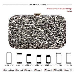 Fawziya Evening Clutch Purses For Women's Clutches Bling-Gold