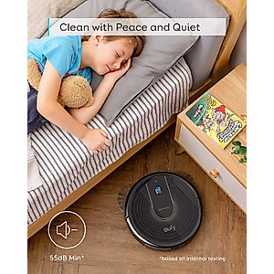 eufy [BoostIQ] RoboVac 15C, Wi-Fi, Upgraded, Super-Thin, 1300Pa Strong Suction Quiet, Self-Charging Robotic Vacuum Cleaner, Cleans Hard Floors to Medium-Pile Carpets (Renewed)