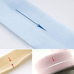 Sewing Ribbon, 5 Yards 25mm Elastic Band Multicolor Fold Over Spandex Elastic Ribbon for Sewing Lace Trim Waist Band Garment Accessory (Color : Gry)