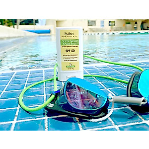 Babo Botanicals Super Shield SPF 50 Stick Sunscreen - 70% Organic Ingredients - Natural Zinc Oxide - For all ages - NSF & MADE SAFE Certified - EWG Verified - Water Resistant - Fragrance-Free - 2-Pack