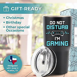 Gaming Tumbler 30oz, Funny Gaming Mugs, Gamer Gifts For Gamers, Gift For Gamers Men, Gamer Boy Gifts, Gamer Gifts For Teen Boys, Gamer Gifts For Him, Gamer Dad Gifts Gaming Gifts For Boyfriend