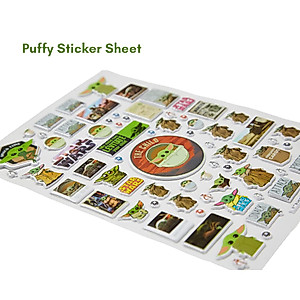 Star Wars Mandalorian Baby Yoda Coloring & Sticker Activity Set for Kids with Travel Carrying Case