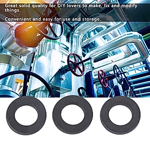 Spare Parts R 12Pcs Washer Ring Shower Faucet Water Pipe Rubber Replacement for Sealing (3/4)