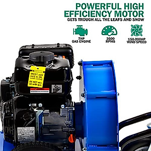 Landworks Leaf-Snow Blower Wheeled Walk Behind & Lawn & Garden Utility Cart/Beach Wagon [Bundle Deal]