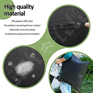 5140125-95 Leaf Blower Vacuum Leaf Bag for Black and Decker BV3100/BV2900 Blower Replaces 5140117-99 - Black