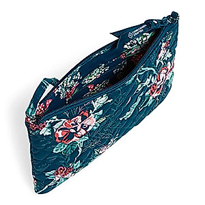 Vera Bradley Women's Cotton Convertible Wristlet With RFID Protection, Rose Toile - Recycled Cotton, One Size