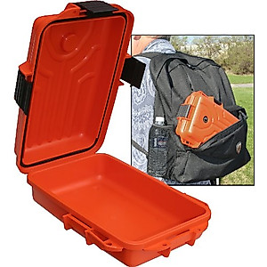 MTM Survivor Dry Box with O-Ring Seal (Orange, Large)