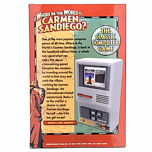 Basic Fun 09613 Carmen Sandiego Handheld Electronic Game