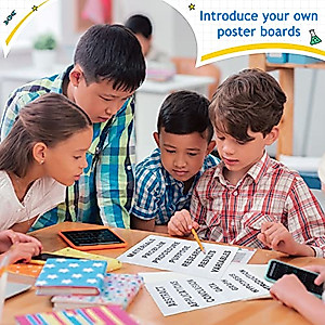 Self Adhesive Presentation Science Subtitles Science Fair Display Boards Science Fair Board Supplies Science Fair Titles for Classroom Office Science Fair Supplies (8 Set)