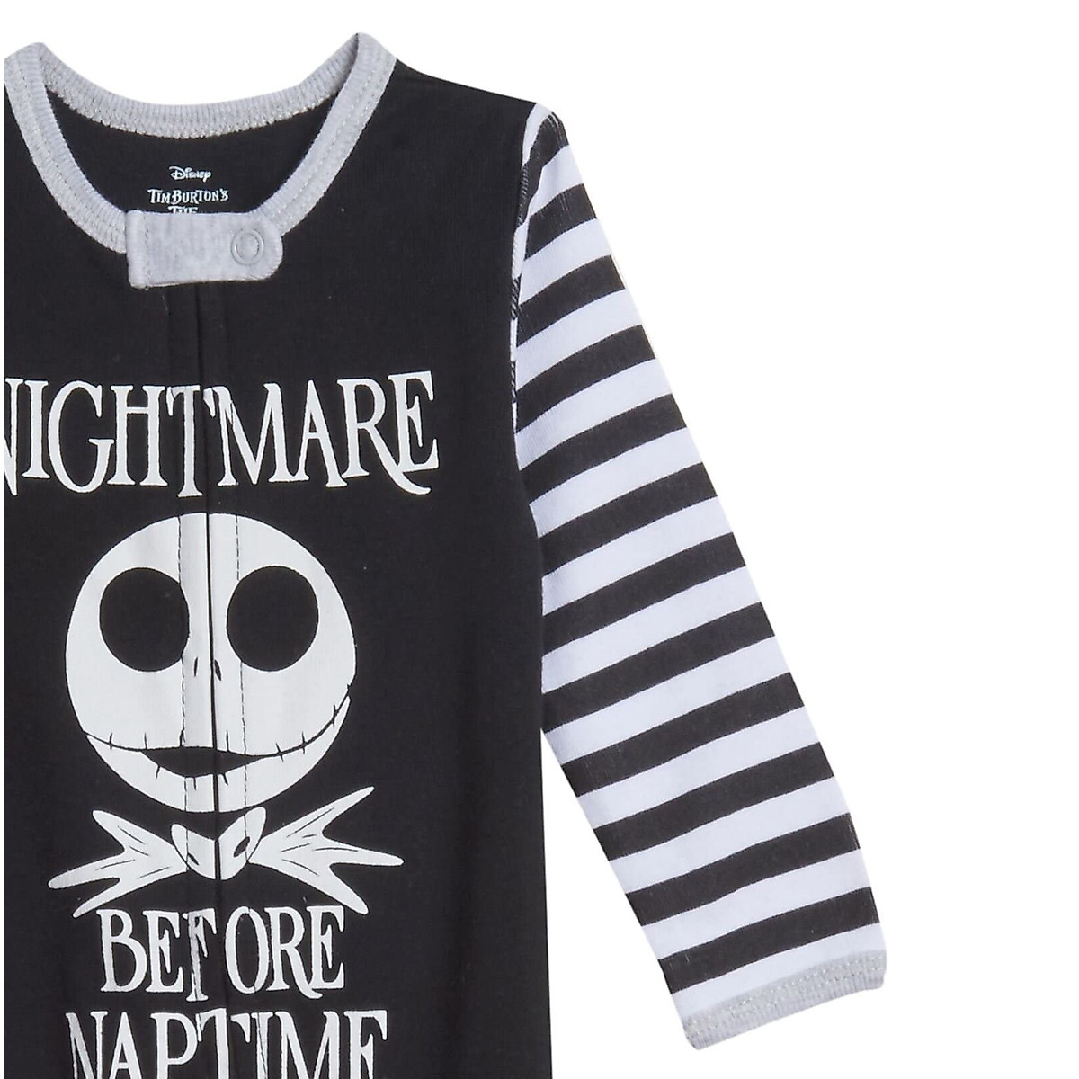 Disney Nightmare Before Christmas Newborn Baby Boys Footed Coverall 6-9 Months