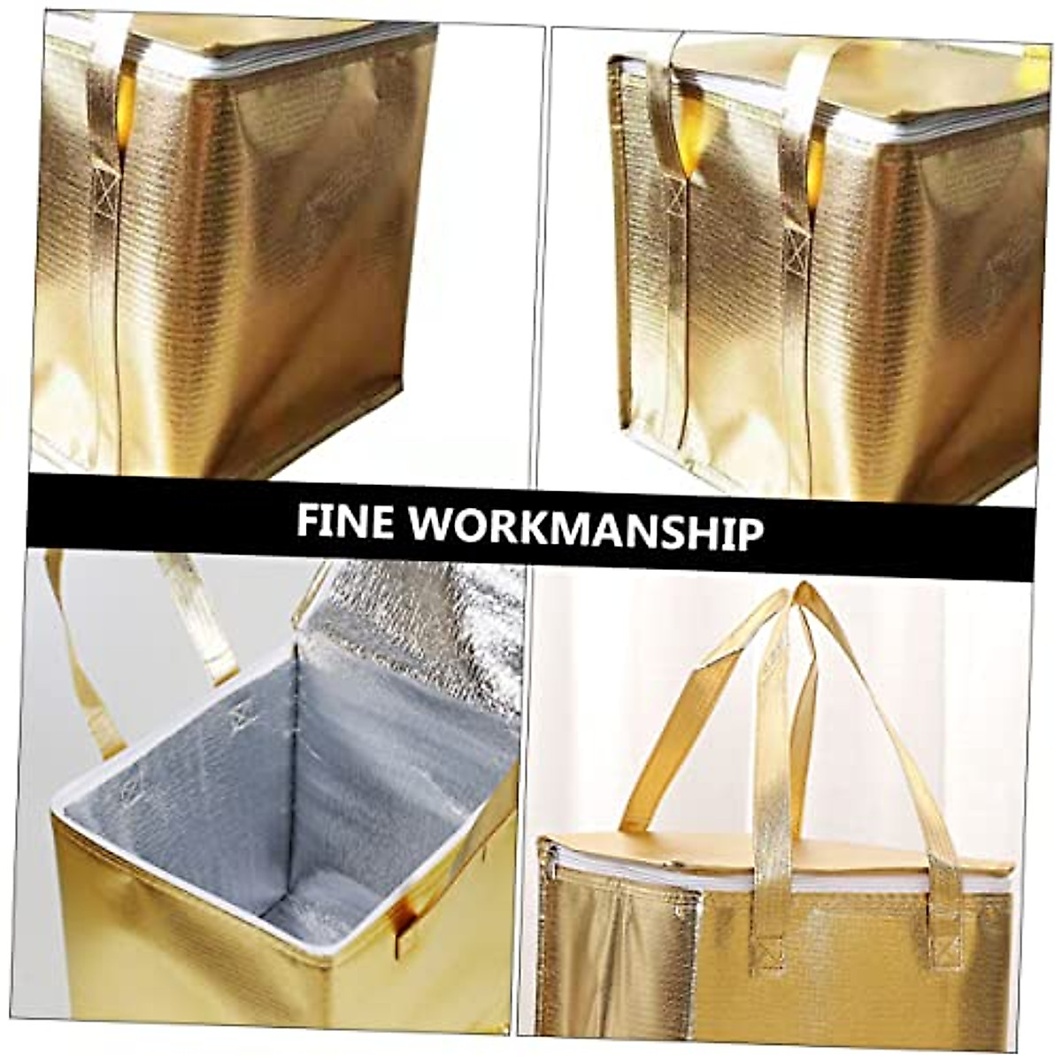 Didiseaon 2pcs Baking Tote Backpack Coolers Ice Pack for Cooler Bag Zippered Tote Take Food Bag Meal Delivery Bag Heated Delivery Cake Pizza Packaging Bag Take-out Food Bag Thermal Bag