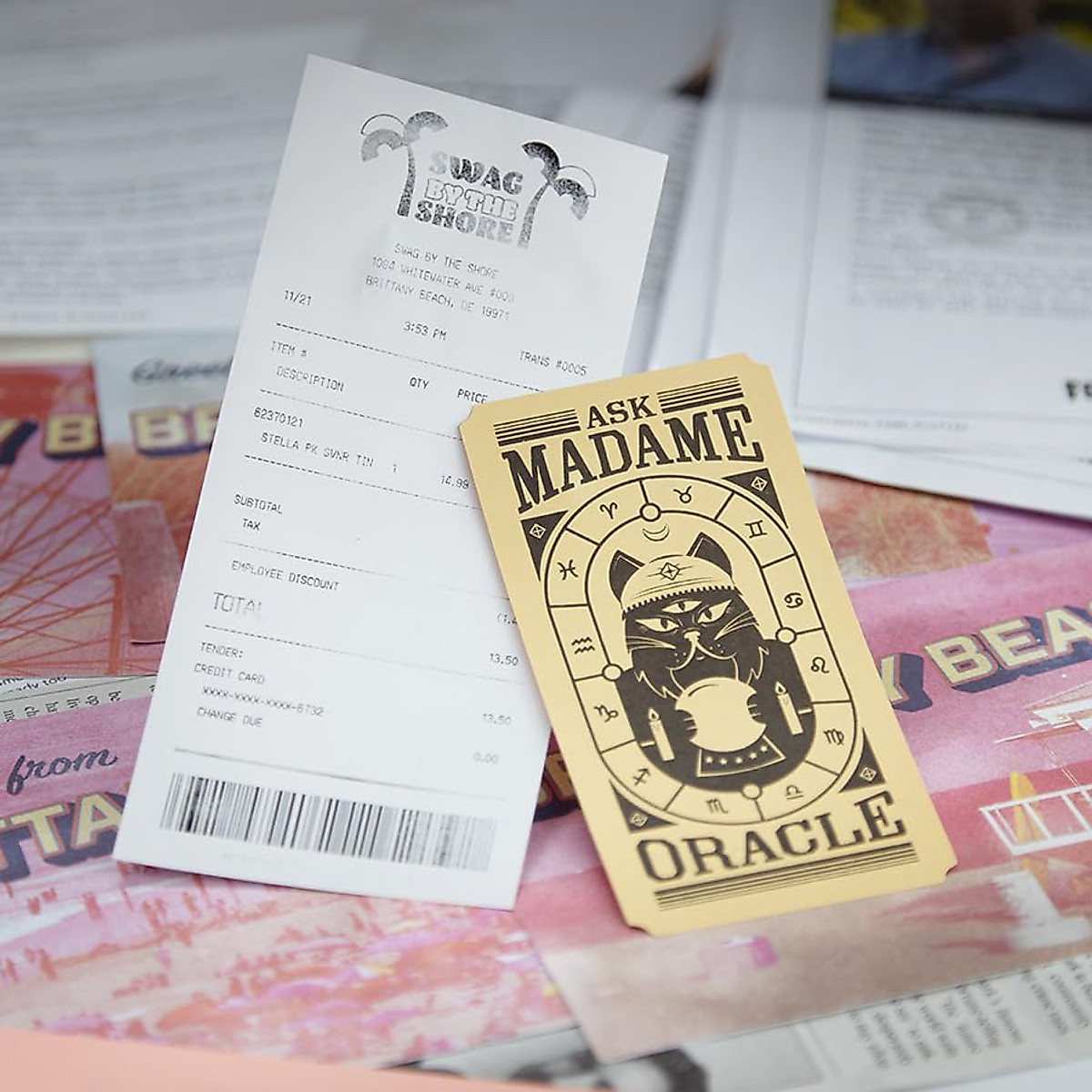 Hunt A Killer: Body On The Boardwalk, Catch the Amusement Park Killer, Interactive Unsolved Mysteries Game, Mystery Box for Game Night, Murder Mysteries Card, Puzzle & Board Games, For Ages 14+