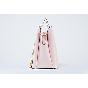 DANDON LLC Purses And Handbags For Women- Crossbody Purse, women's shoulder handbags,Tote Bag For Women,Adjustable Strap (Pink+Blue)