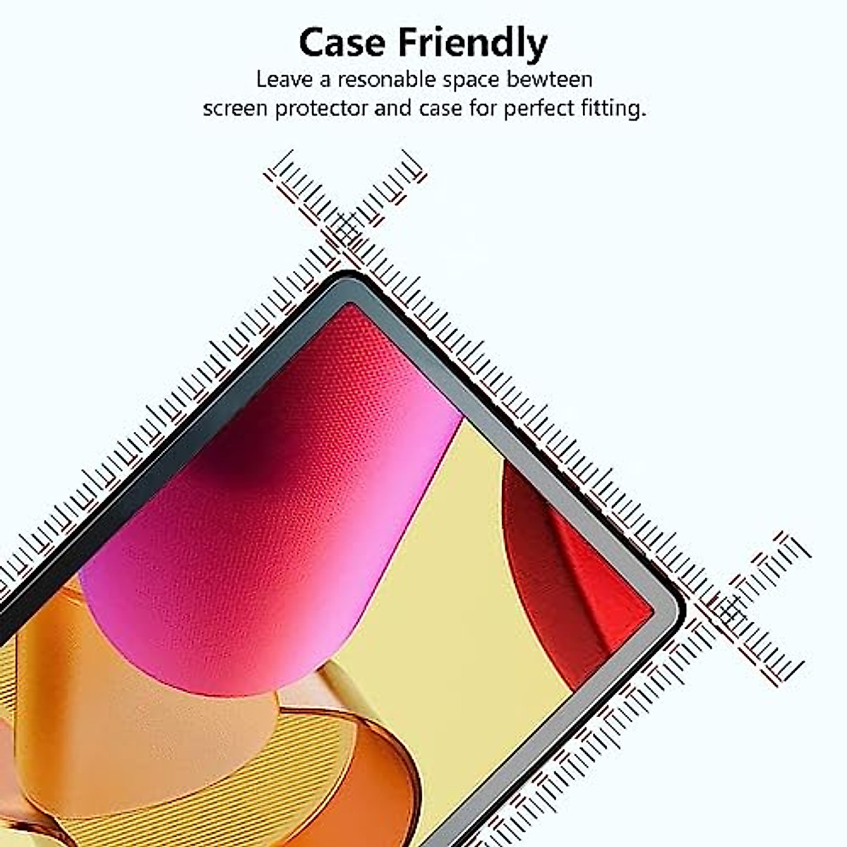 Aircawin Screen Protector for 11'' Amazon Fire Max 11 2023, 2 Pack 9H Tempered Glass Film for Fire Max 11,(Face ID&Fire Max 11 Stylus Pen Compatible),HD Clear,Bubble Free,Scratch-Proof,Case Friendly