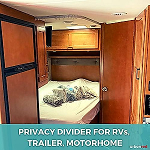 UrbanRed Flexible Bendable Ceiling Curtain Track, 5 Meters (16.4FT), Ceiling Track Ceiling Mount for Curtain Rail with Track Curtain System, RV Curtain Track, Room Divider, Ceiling Track for Curtains