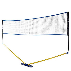 Triumph Sports Multi-Sport Versatile Combo Outdoor Game Net Set Includes Volleyball, Badminton, and Pickleball, Blue (35-7510-2)