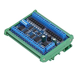 16 Channel Expansion Board, Power Supply Control Module DC 6.5‑30V Simple Wiring Less Interference for Smart Home for Surveillance System(with Shell)